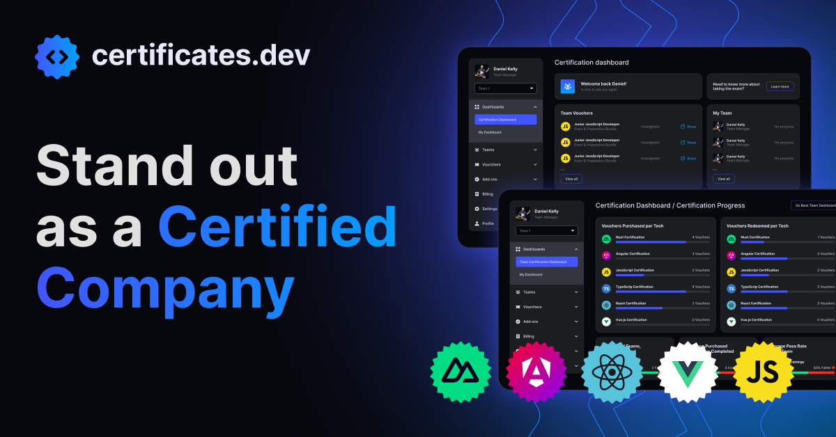 Company Certification - Certificates.dev