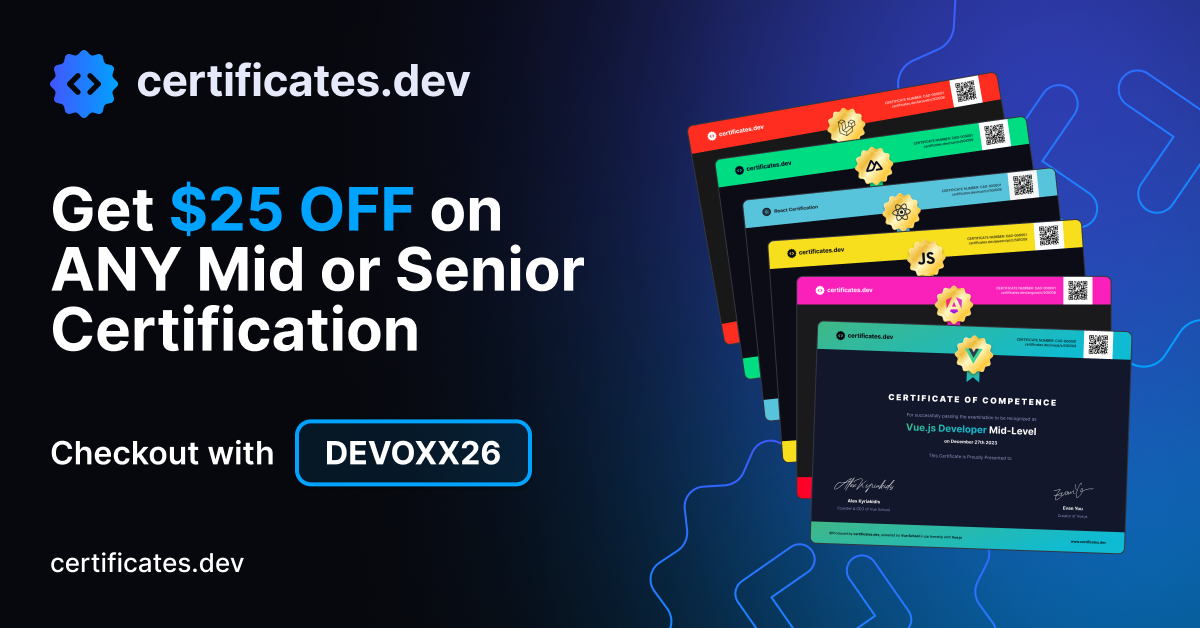 Certification of Competency for Modern Developers - Certificates.dev