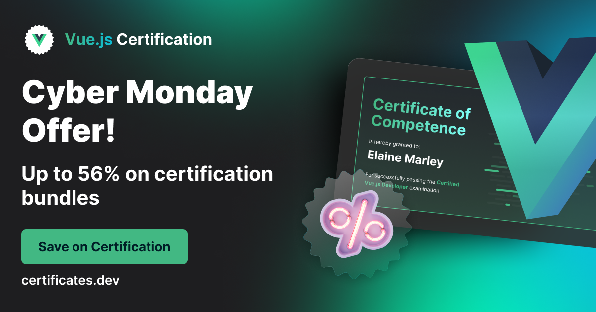 Official Vuejs Certification Created With