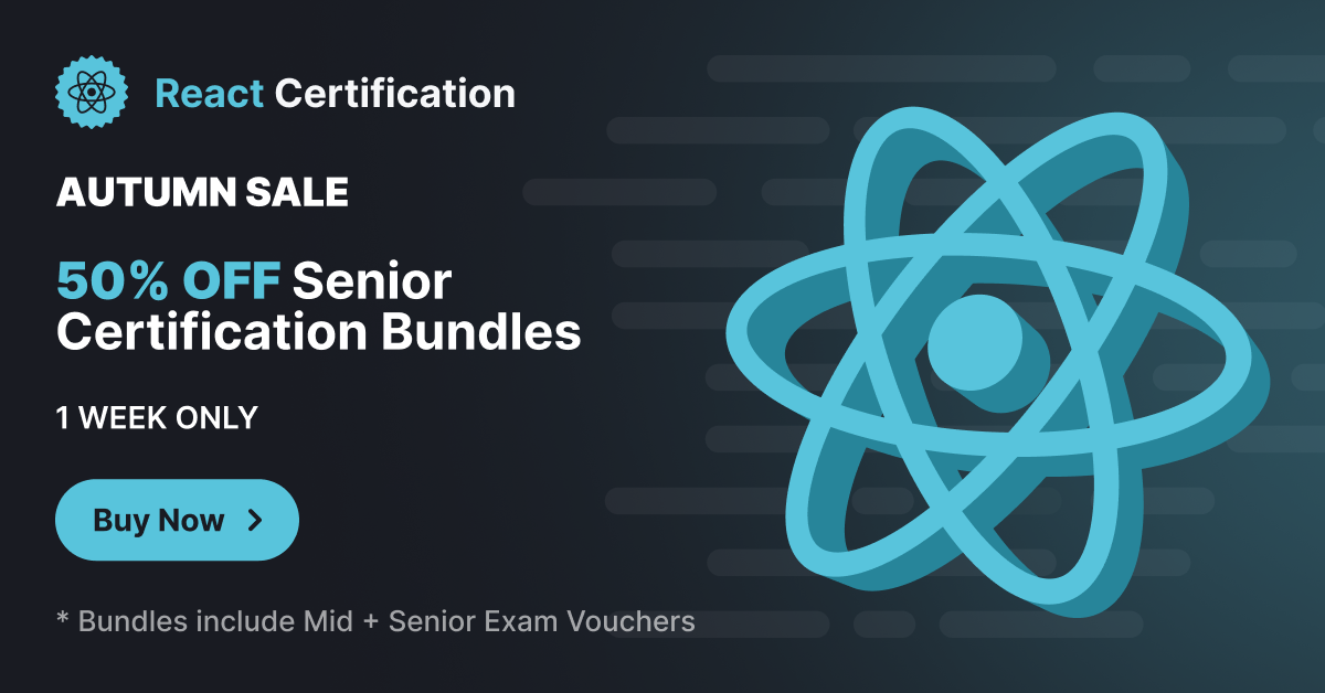 React Certification | Created and reviewed by React Experts